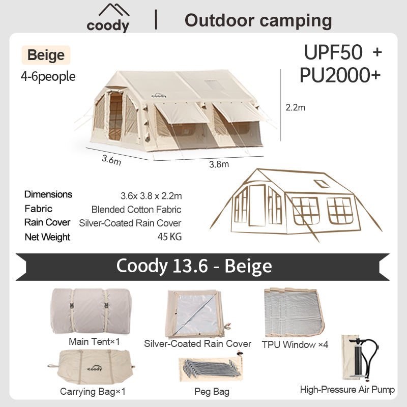 COODY 13.68 INFLATABLE TENT – My Store